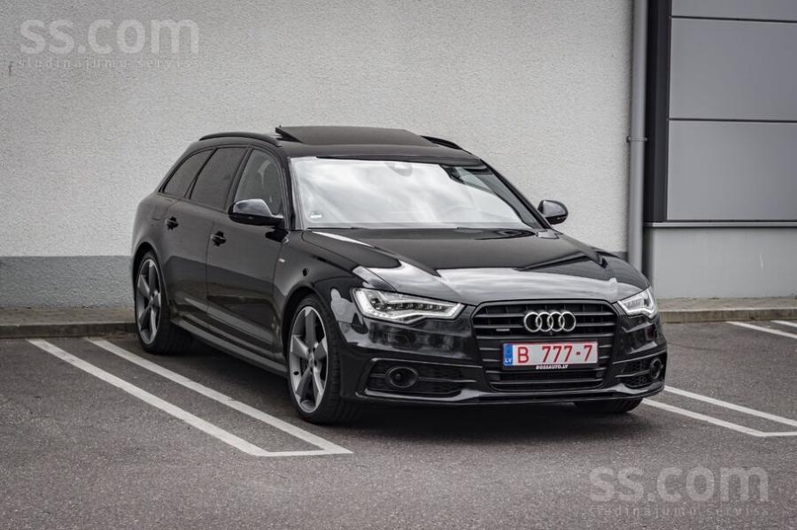 Black Audi A6 2014 in Riga, with an engine capacity of 3.00 L and mileage of 248 thousand km for 15500 €, photo 4 on AUTOMOTO.COM.LV