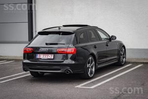 Black Audi A6 2014 in Riga, with an engine capacity of 3.00 L and mileage of 248 thousand km for 15500 €, photo 5 on AUTOMOTO.COM.LV