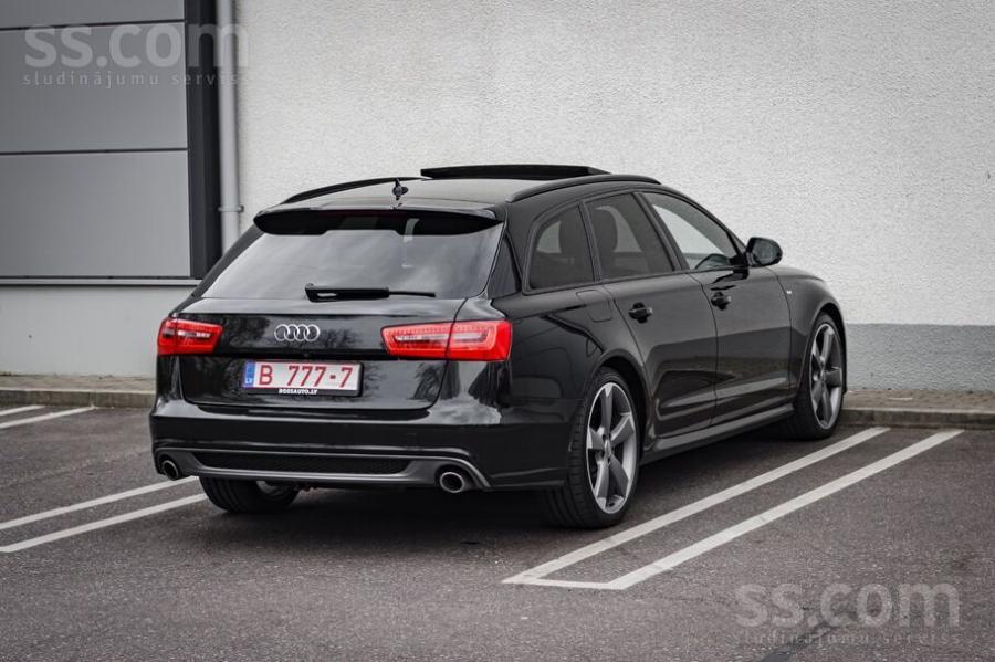Black Audi A6 2014 in Riga, with an engine capacity of 3.00 L and mileage of 248 thousand km for 15500 €, photo 5 on AUTOMOTO.COM.LV