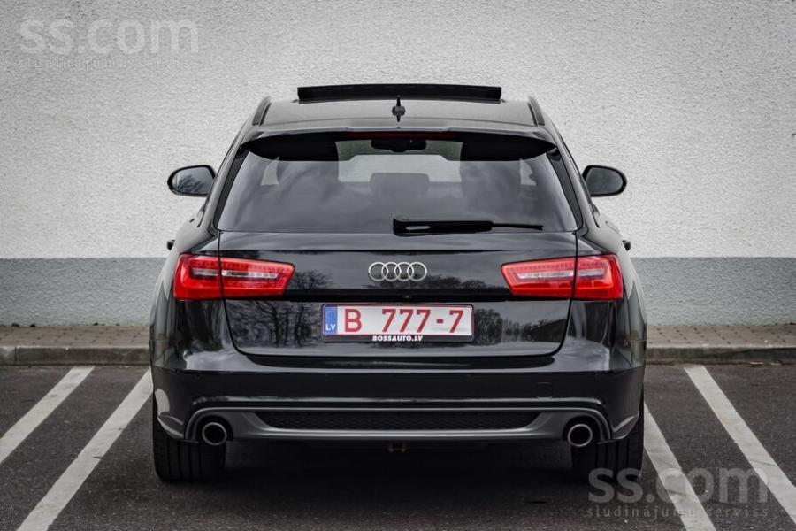 Black Audi A6 2014 in Riga, with an engine capacity of 3.00 L and mileage of 248 thousand km for 15500 €, photo 6 on AUTOMOTO.COM.LV