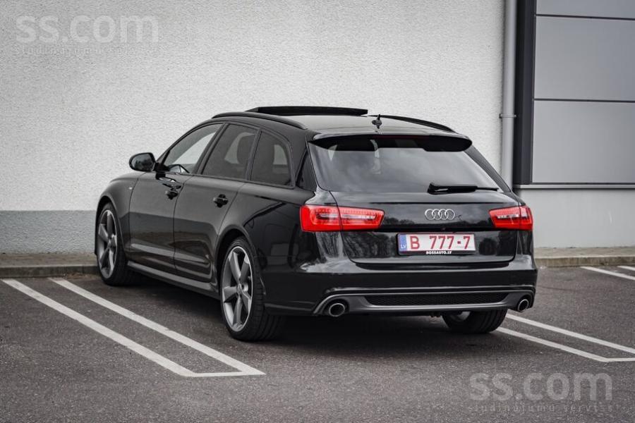 Black Audi A6 2014 in Riga, with an engine capacity of 3.00 L and mileage of 248 thousand km for 15500 €, photo 7 on AUTOMOTO.COM.LV