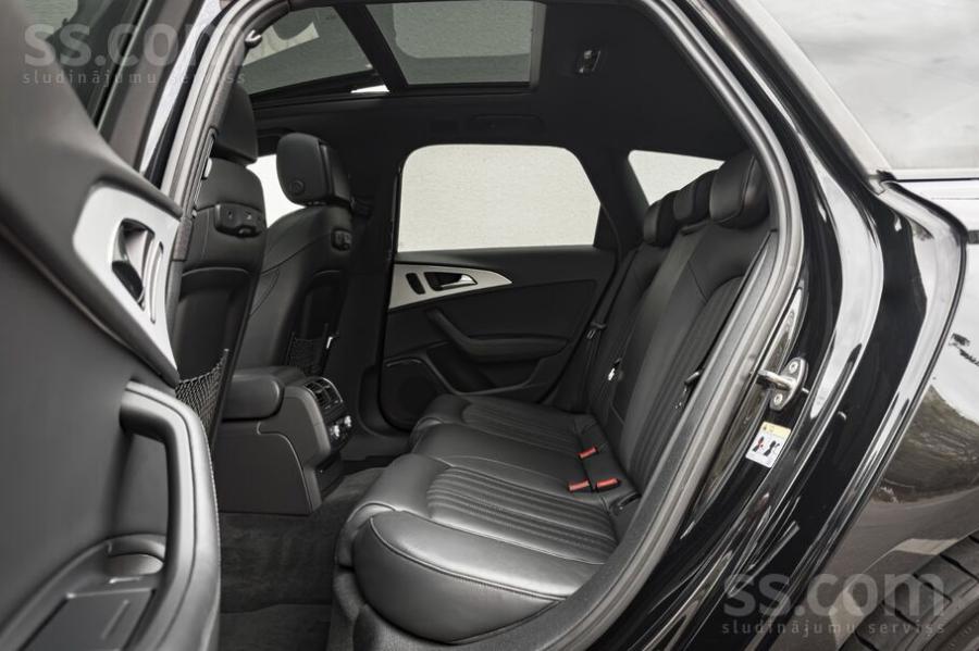 Black Audi A6 2014 in Riga, with an engine capacity of 3.00 L and mileage of 248 thousand km for 15500 €, photo 10 on AUTOMOTO.COM.LV