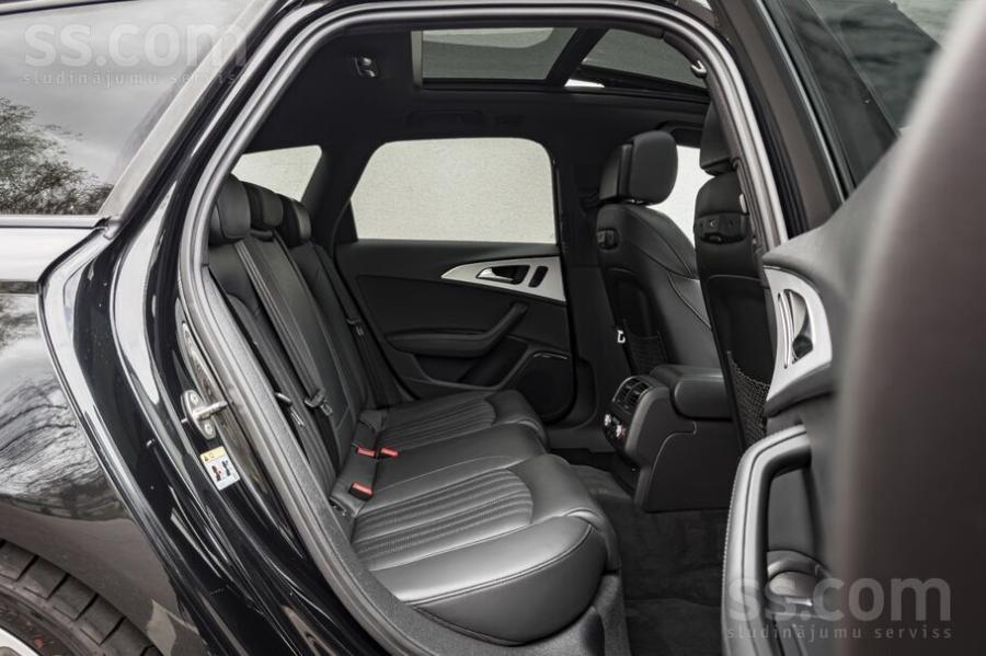 Black Audi A6 2014 in Riga, with an engine capacity of 3.00 L and mileage of 248 thousand km for 15500 €, photo 11 on AUTOMOTO.COM.LV