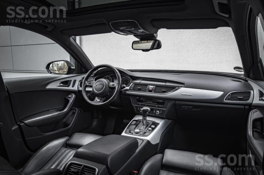 Black Audi A6 2014 in Riga, with an engine capacity of 3.00 L and mileage of 248 thousand km for 15500 €, photo 16 on AUTOMOTO.COM.LV