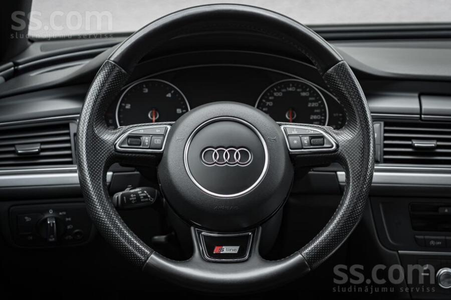 Black Audi A6 2014 in Riga, with an engine capacity of 3.00 L and mileage of 248 thousand km for 15500 €, photo 19 on AUTOMOTO.COM.LV