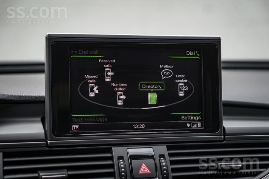 Black Audi A6 2014 in Riga, with an engine capacity of 3.00 L and mileage of 248 thousand km for 15500 €, photo 25 on AUTOMOTO.COM.LV