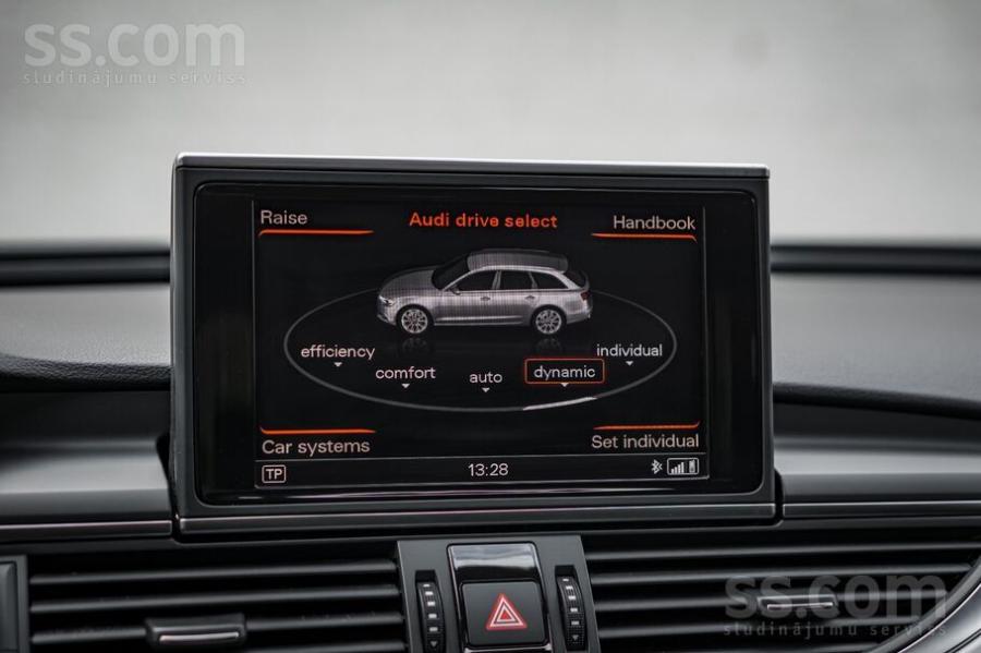 Black Audi A6 2014 in Riga, with an engine capacity of 3.00 L and mileage of 248 thousand km for 15500 €, photo 26 on AUTOMOTO.COM.LV