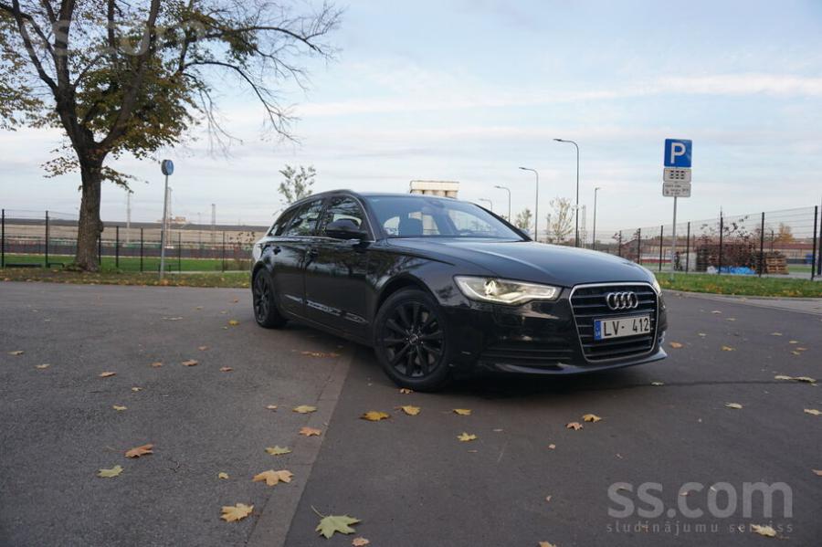 Black Audi A6 2014 in Riga, with an engine capacity of 3.00 L and mileage of 316 thousand km for 10000 €, photo 1 on AUTOMOTO.COM.LV