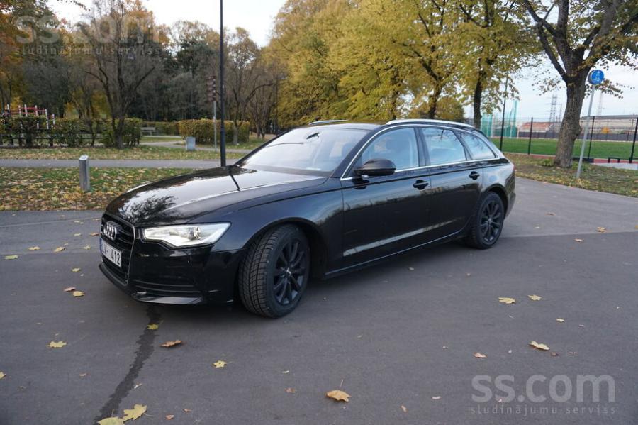 Black Audi A6 2014 in Riga, with an engine capacity of 3.00 L and mileage of 316 thousand km for 10000 €, photo 3 on AUTOMOTO.COM.LV