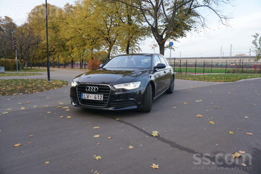 Black Audi A6 2014 in Riga, with an engine capacity of 3.00 L and mileage of 316 thousand km for 10000 €, photo 5 on AUTOMOTO.COM.LV