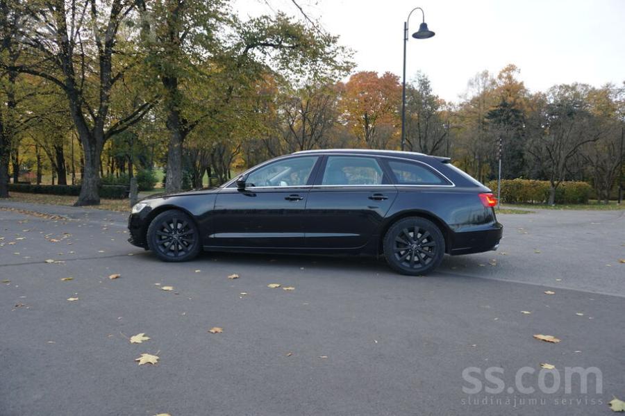 Black Audi A6 2014 in Riga, with an engine capacity of 3.00 L and mileage of 316 thousand km for 10000 €, photo 6 on AUTOMOTO.COM.LV