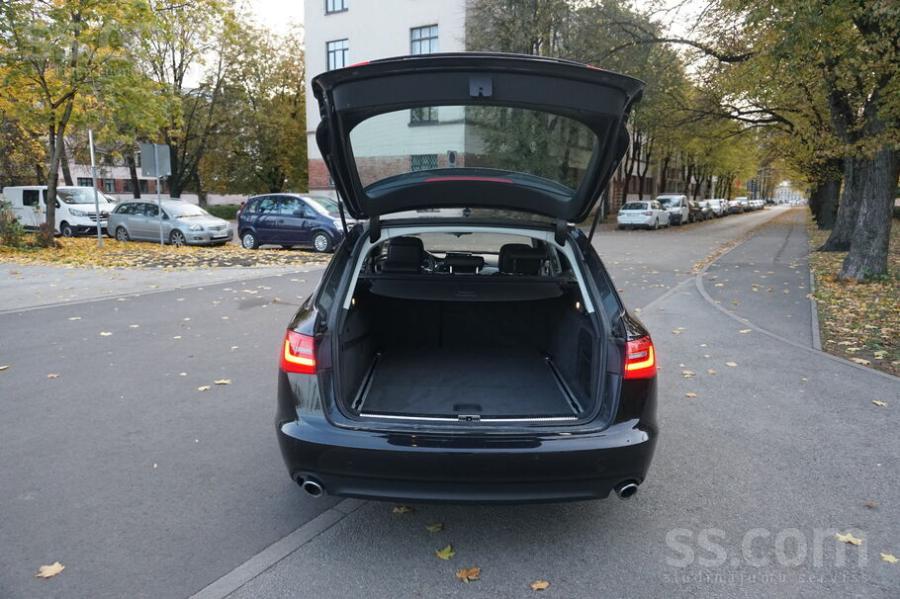 Black Audi A6 2014 in Riga, with an engine capacity of 3.00 L and mileage of 316 thousand km for 10000 €, photo 12 on AUTOMOTO.COM.LV