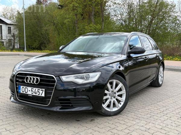 Black Audi A6 2014 in Saldus, with an engine capacity of 3.00 L and mileage of 231 thousand km for 9250 €, photo 1 on AUTOMOTO.COM.LV