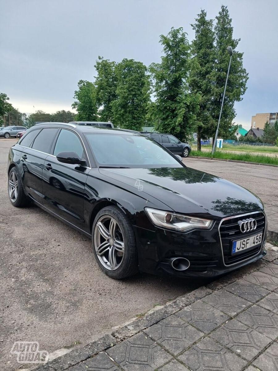 Melns Audi A6 2014 Utena, ar dzinēja tilpumu 3.00 L un nobraukumu 284 tūkst. km par 10000 €, foto 3 vietnē AUTOMOTO.COM.LV
