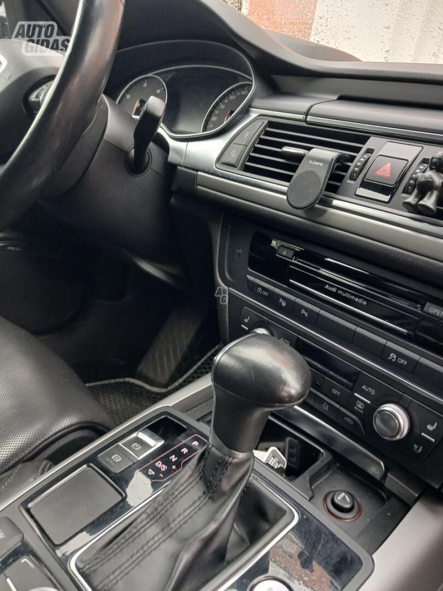 Melns Audi A6 2014 Utena, ar dzinēja tilpumu 3.00 L un nobraukumu 284 tūkst. km par 10000 €, foto 9 vietnē AUTOMOTO.COM.LV