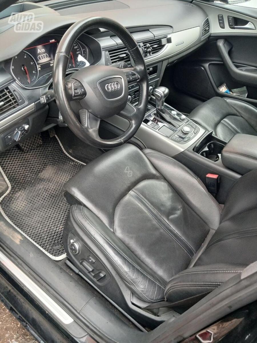 Melns Audi A6 2014 Utena, ar dzinēja tilpumu 3.00 L un nobraukumu 284 tūkst. km par 10000 €, foto 17 vietnē AUTOMOTO.COM.LV