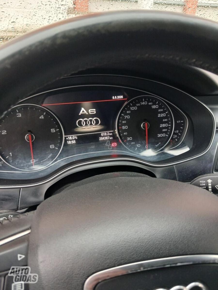 Melns Audi A6 2014 Utena, ar dzinēja tilpumu 3.00 L un nobraukumu 284 tūkst. km par 10000 €, foto 18 vietnē AUTOMOTO.COM.LV