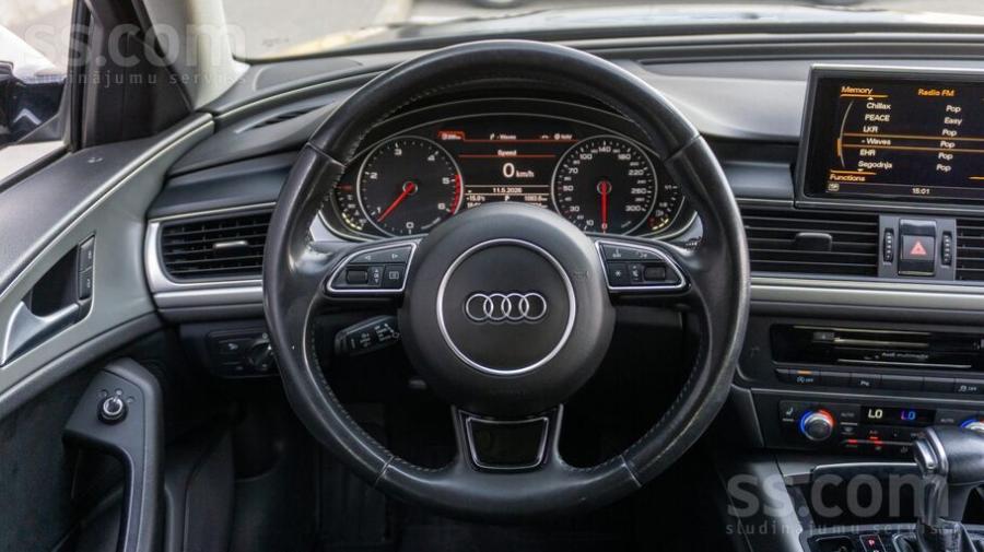 Melns Audi A6 2014 Rīga, ar dzinēja tilpumu 3.00 L un nobraukumu 278 tūkst. km par 8990 €, foto 15 vietnē AUTOMOTO.COM.LV