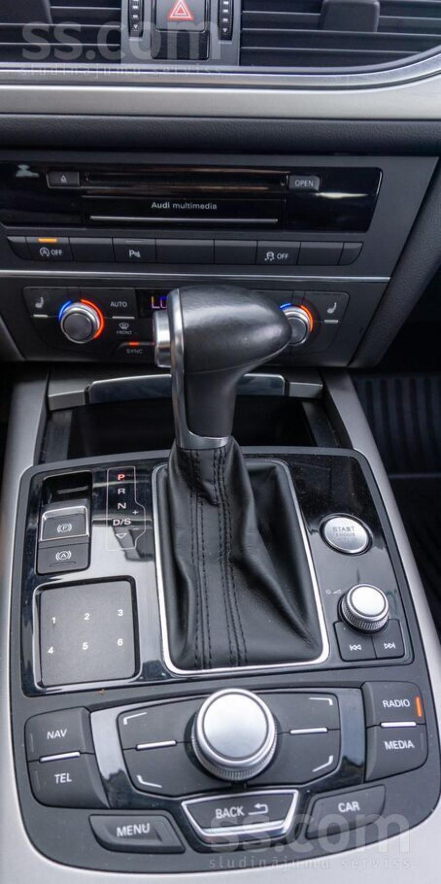 Melns Audi A6 2014 Rīga, ar dzinēja tilpumu 3.00 L un nobraukumu 278 tūkst. km par 8990 €, foto 17 vietnē AUTOMOTO.COM.LV