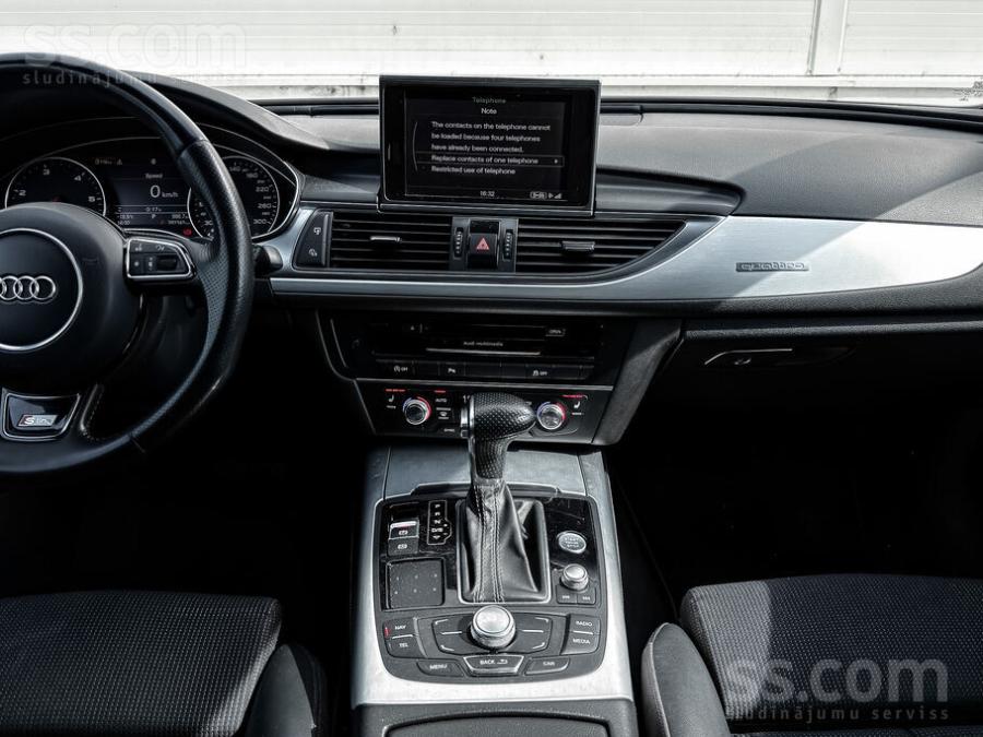 Melns Audi A6 2014 Rīga, ar dzinēja tilpumu 3.00 L un nobraukumu 0 tūkst. km par 14490 €, foto 32 vietnē AUTOMOTO.COM.LV