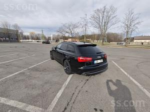 Black Audi A6 2014 in Riga, with an engine capacity of 3.00 L and mileage of 385 thousand km for 13600 €, photo 5 on AUTOMOTO.COM.LV