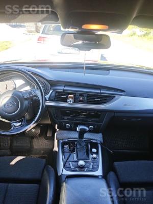 Black Audi A6 2014 in Riga, with an engine capacity of 3.00 L and mileage of 385 thousand km for 13600 €, photo 6 on AUTOMOTO.COM.LV