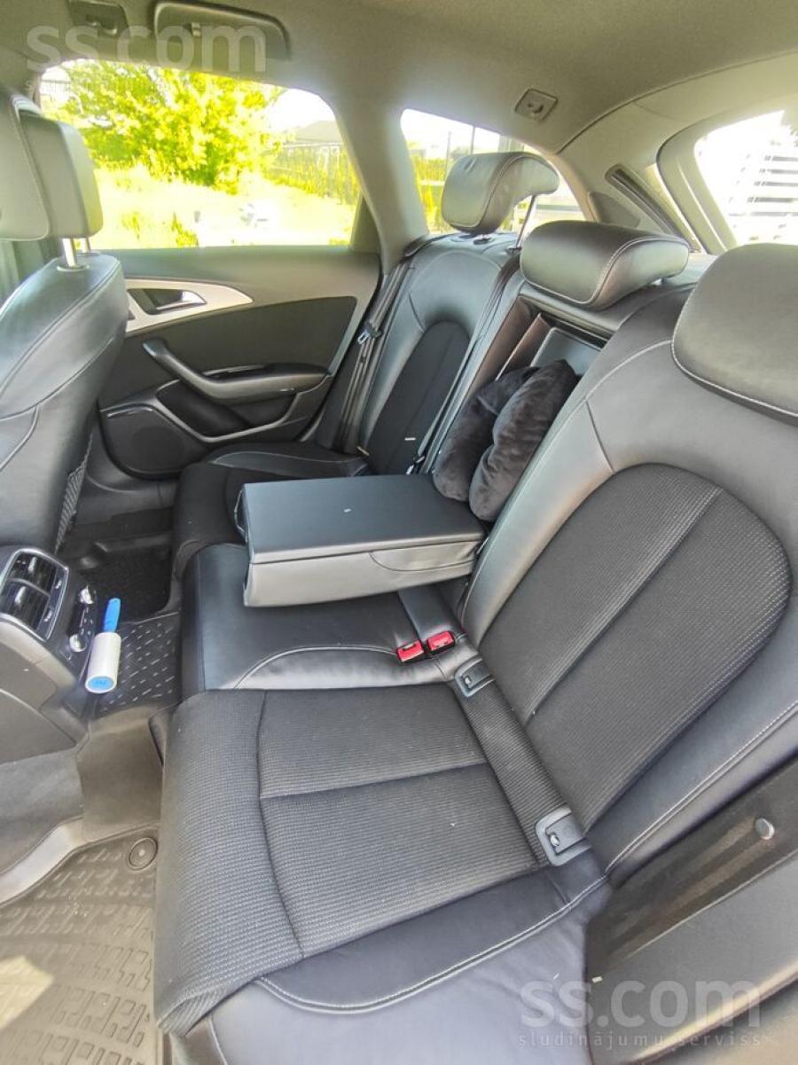 Black Audi A6 2014 in Riga, with an engine capacity of 3.00 L and mileage of 385 thousand km for 13600 €, photo 7 on AUTOMOTO.COM.LV