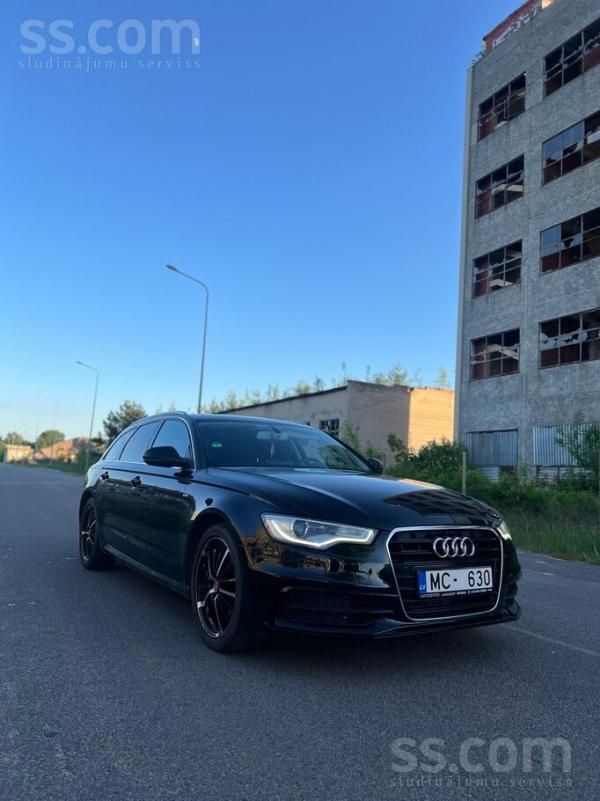 Black Audi A6 2014 in Daugavpils, with an engine capacity of 2.00 L and mileage of 283 thousand km for 9500 €, photo 1 on AUTOMOTO.COM.LV