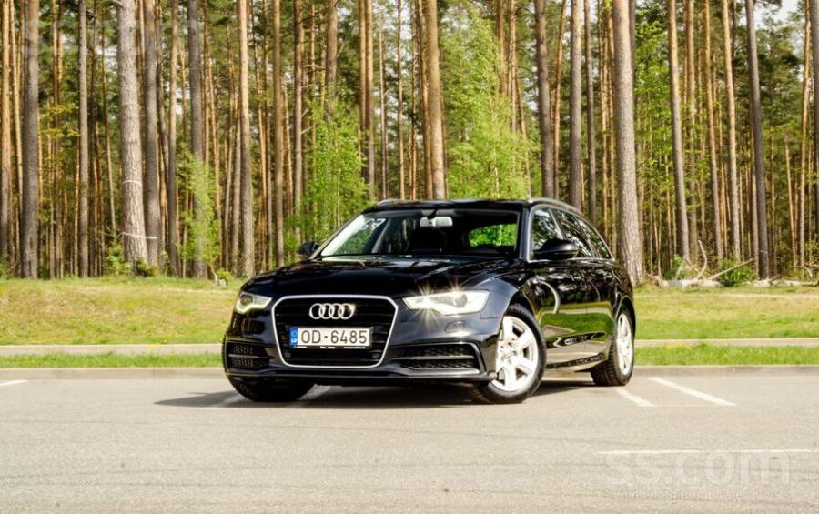 Black Audi A6 2014 in Riga, with an engine capacity of 3.00 L and mileage of 278 thousand km for 7890 €, photo 1 on AUTOMOTO.COM.LV