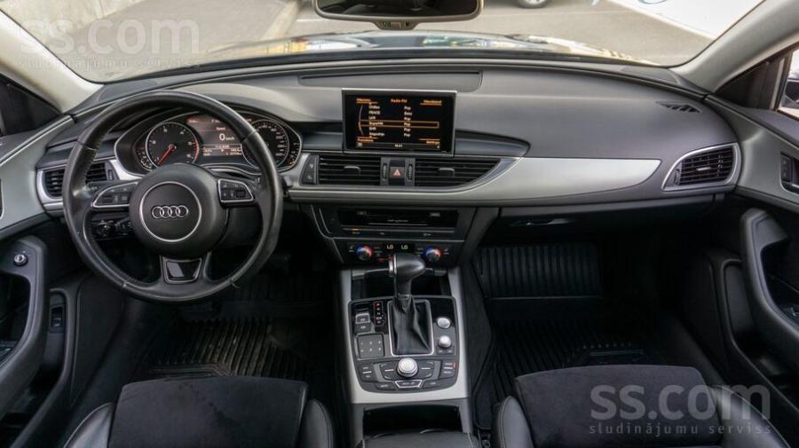 Black Audi A6 2014 in Riga, with an engine capacity of 3.00 L and mileage of 278 thousand km for 7890 €, photo 13 on AUTOMOTO.COM.LV