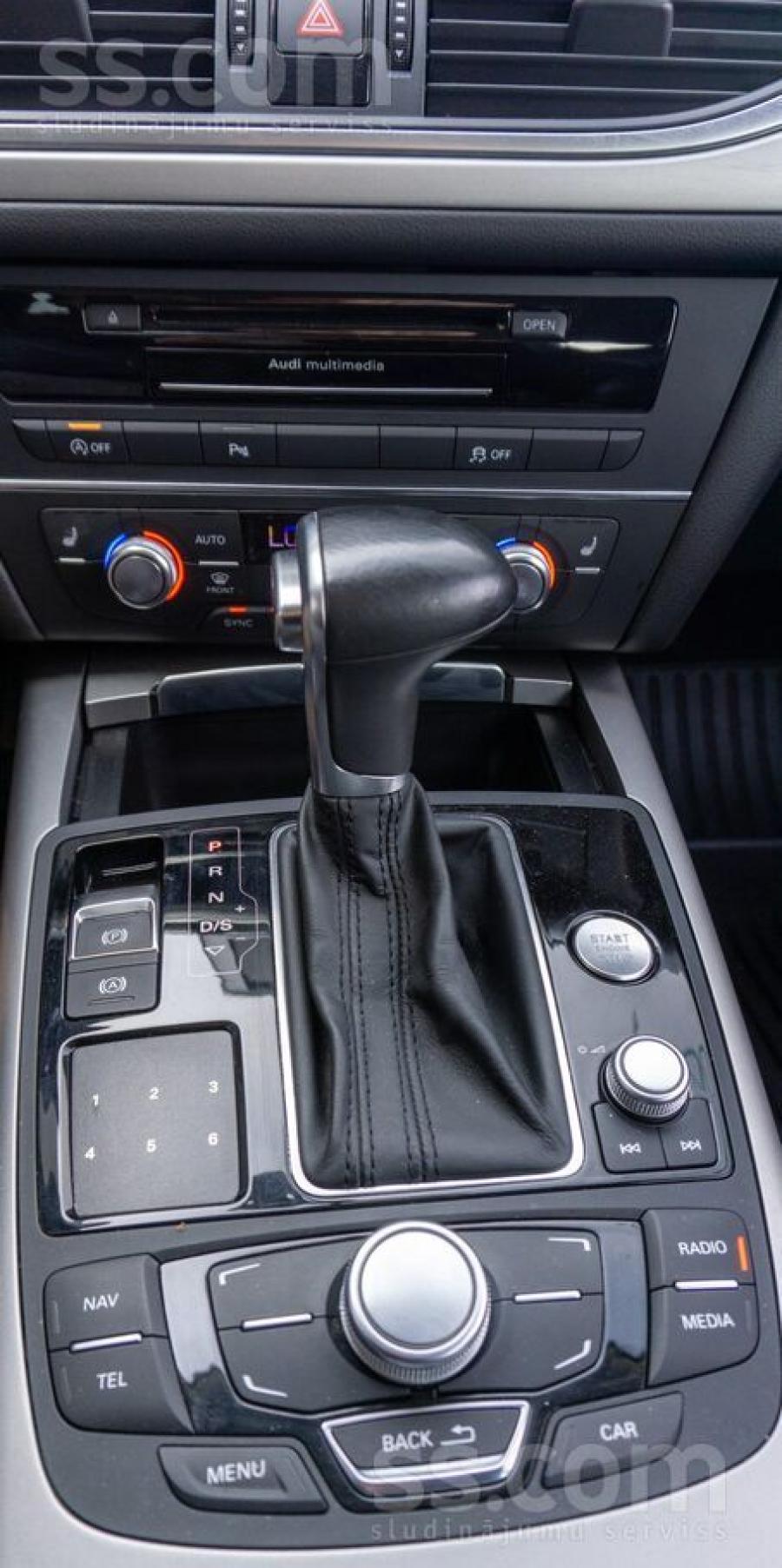 Black Audi A6 2014 in Riga, with an engine capacity of 3.00 L and mileage of 278 thousand km for 7890 €, photo 17 on AUTOMOTO.COM.LV
