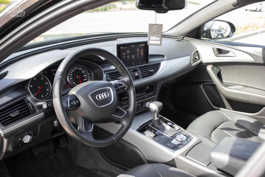 Black Audi A6 2014 in Kaunas, with an engine capacity of 2.00 L and mileage of 258 thousand km for 9800 €, photo 8 on AUTOMOTO.COM.LV