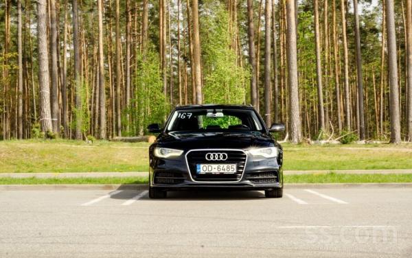 Black Audi A6 2014 in Riga, with an engine capacity of 3.00 L and mileage of 278 thousand km for 7890 €, photo 3 on AUTOMOTO.COM.LV