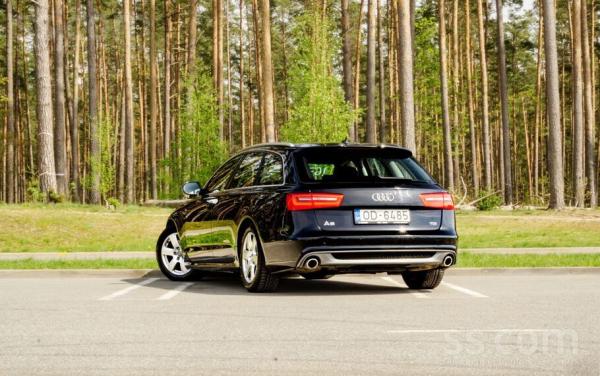 Black Audi A6 2014 in Riga, with an engine capacity of 3.00 L and mileage of 278 thousand km for 7890 €, photo 7 on AUTOMOTO.COM.LV