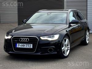 Black Audi A6 2014 in Riga, with an engine capacity of 3.00 L and mileage of 224 thousand km for 13700 €, photo  on AUTOMOTO.COM.LV