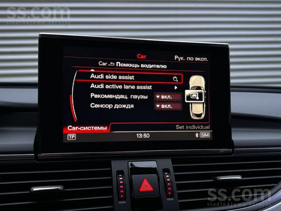 Melns Audi A6 2014 Rīga, ar dzinēja tilpumu 3.00 L un nobraukumu 224 tūkst. km par 13700 €, foto 23 vietnē AUTOMOTO.COM.LV