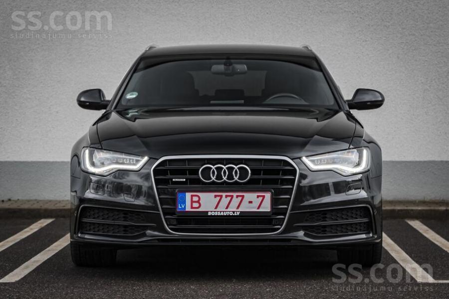 Black Audi A6 2014 in Riga, with an engine capacity of 3.00 L and mileage of 226 thousand km for 16500 €, photo 3 on AUTOMOTO.COM.LV