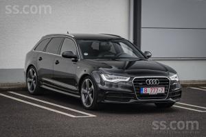 Black Audi A6 2014 in Riga, with an engine capacity of 3.00 L and mileage of 226 thousand km for 16500 €, photo 4 on AUTOMOTO.COM.LV