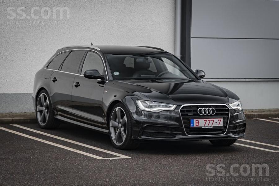 Black Audi A6 2014 in Riga, with an engine capacity of 3.00 L and mileage of 226 thousand km for 16500 €, photo 4 on AUTOMOTO.COM.LV