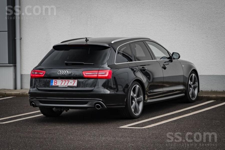 Black Audi A6 2014 in Riga, with an engine capacity of 3.00 L and mileage of 226 thousand km for 16500 €, photo 5 on AUTOMOTO.COM.LV