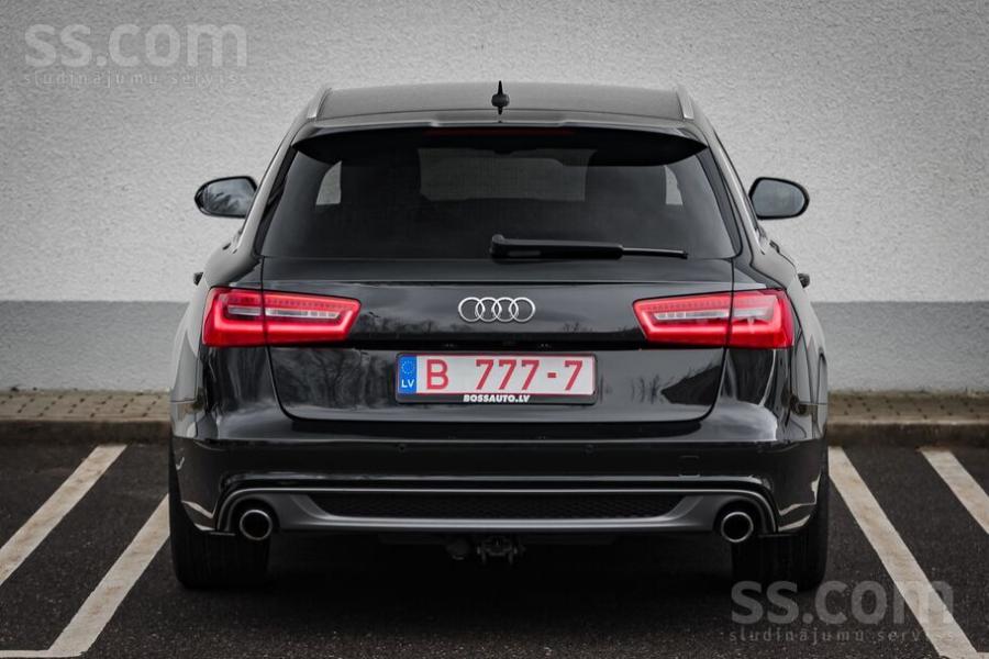 Black Audi A6 2014 in Riga, with an engine capacity of 3.00 L and mileage of 226 thousand km for 16500 €, photo 6 on AUTOMOTO.COM.LV