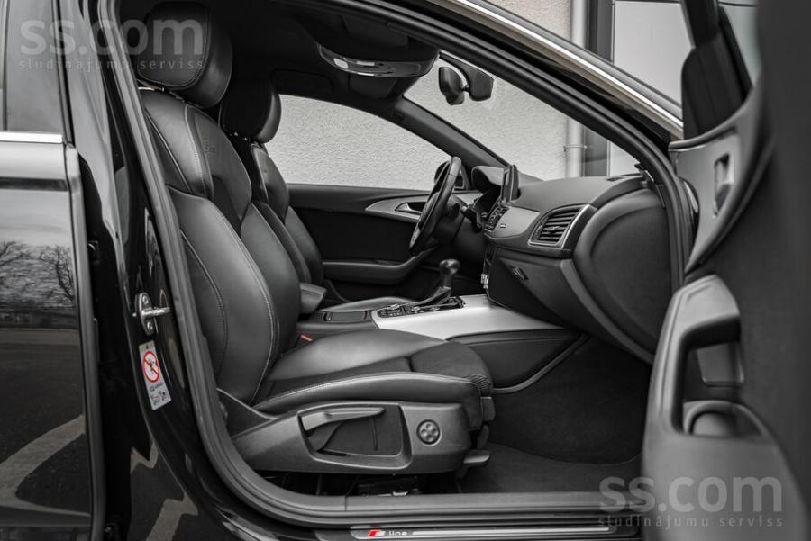 Black Audi A6 2014 in Riga, with an engine capacity of 3.00 L and mileage of 226 thousand km for 16500 €, photo 14 on AUTOMOTO.COM.LV
