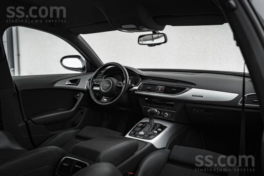 Black Audi A6 2014 in Riga, with an engine capacity of 3.00 L and mileage of 226 thousand km for 16500 €, photo 18 on AUTOMOTO.COM.LV