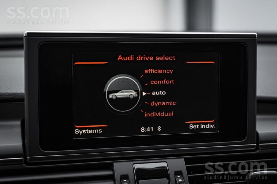 Black Audi A6 2014 in Riga, with an engine capacity of 3.00 L and mileage of 226 thousand km for 16500 €, photo 24 on AUTOMOTO.COM.LV
