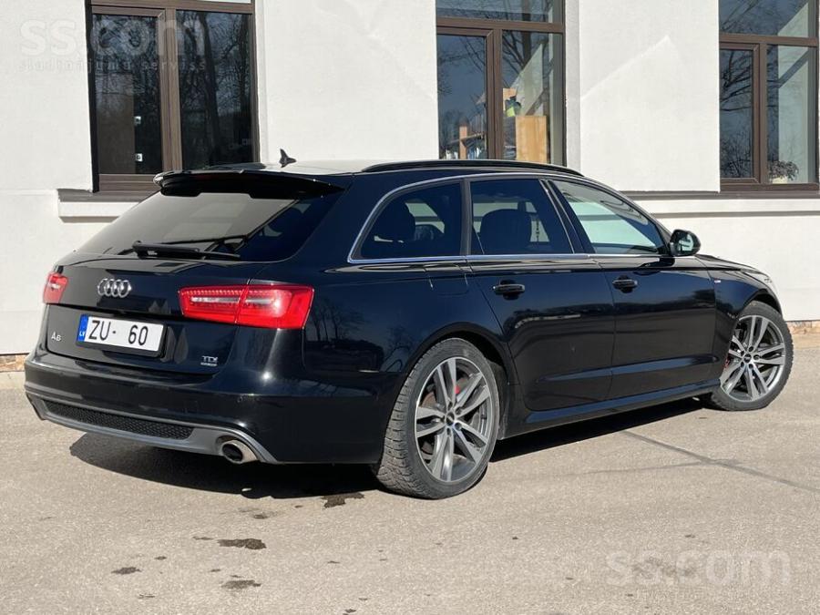 Melns Audi A6 2014 Madona, ar dzinēja tilpumu 3.00 L un nobraukumu 315 tūkst. km par 12500 €, foto 4 vietnē AUTOMOTO.COM.LV