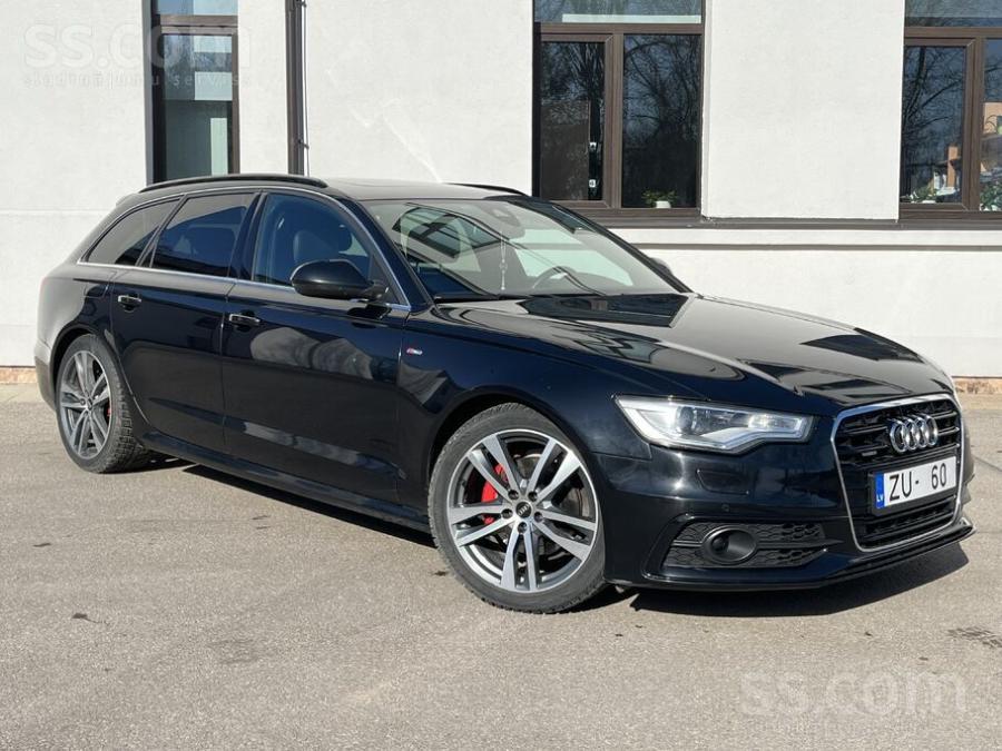 Melns Audi A6 2014 Madona, ar dzinēja tilpumu 3.00 L un nobraukumu 315 tūkst. km par 12500 €, foto 5 vietnē AUTOMOTO.COM.LV
