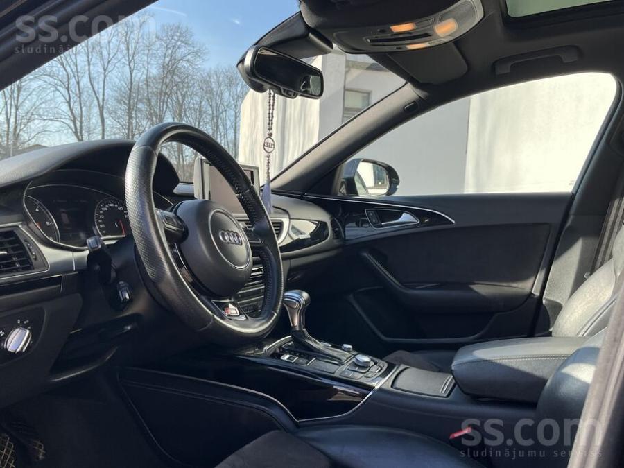 Melns Audi A6 2014 Madona, ar dzinēja tilpumu 3.00 L un nobraukumu 315 tūkst. km par 12500 €, foto 12 vietnē AUTOMOTO.COM.LV