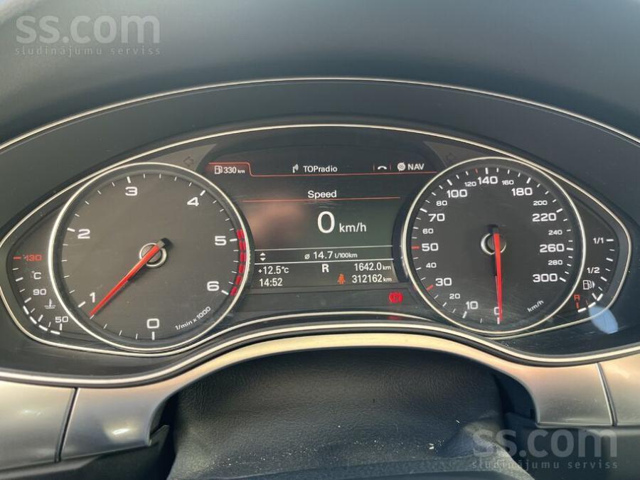 Melns Audi A6 2014 Madona, ar dzinēja tilpumu 3.00 L un nobraukumu 315 tūkst. km par 12500 €, foto 16 vietnē AUTOMOTO.COM.LV