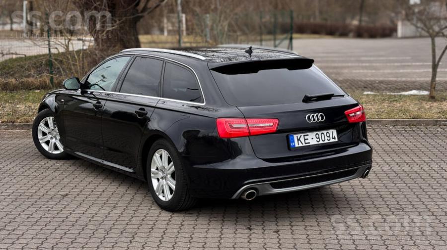 Black Audi A6 2014 in Riga, with an engine capacity of 3.00 L and mileage of 226 thousand km for 10990 €, photo 4 on AUTOMOTO.COM.LV
