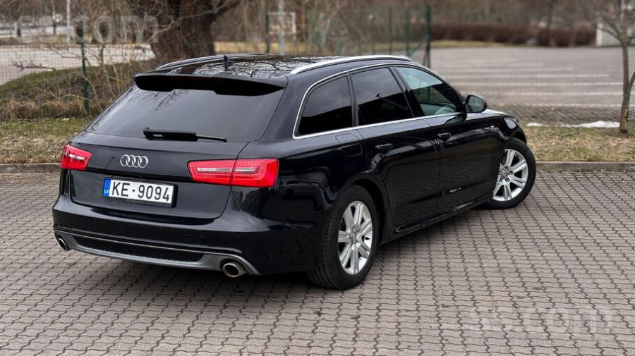 Black Audi A6 2014 in Riga, with an engine capacity of 3.00 L and mileage of 226 thousand km for 10990 €, photo 5 on AUTOMOTO.COM.LV
